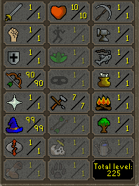 OSRS Account- [ No Email Set ] 99 MAGIC / 90 RANGE / HP 10